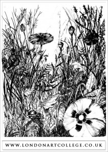 Pen and Ink Students Artwork