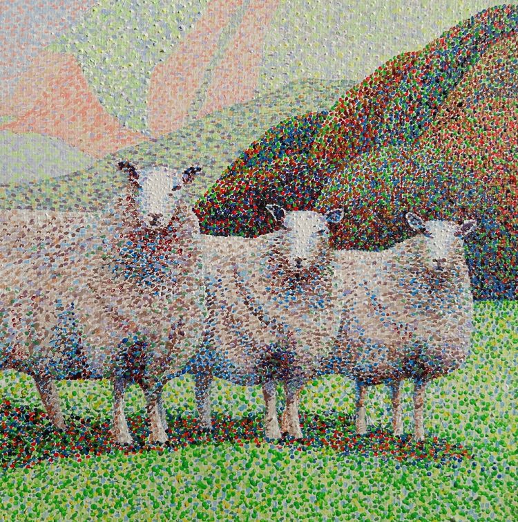 Weekend Art Challenge – Pointillism – London Art College