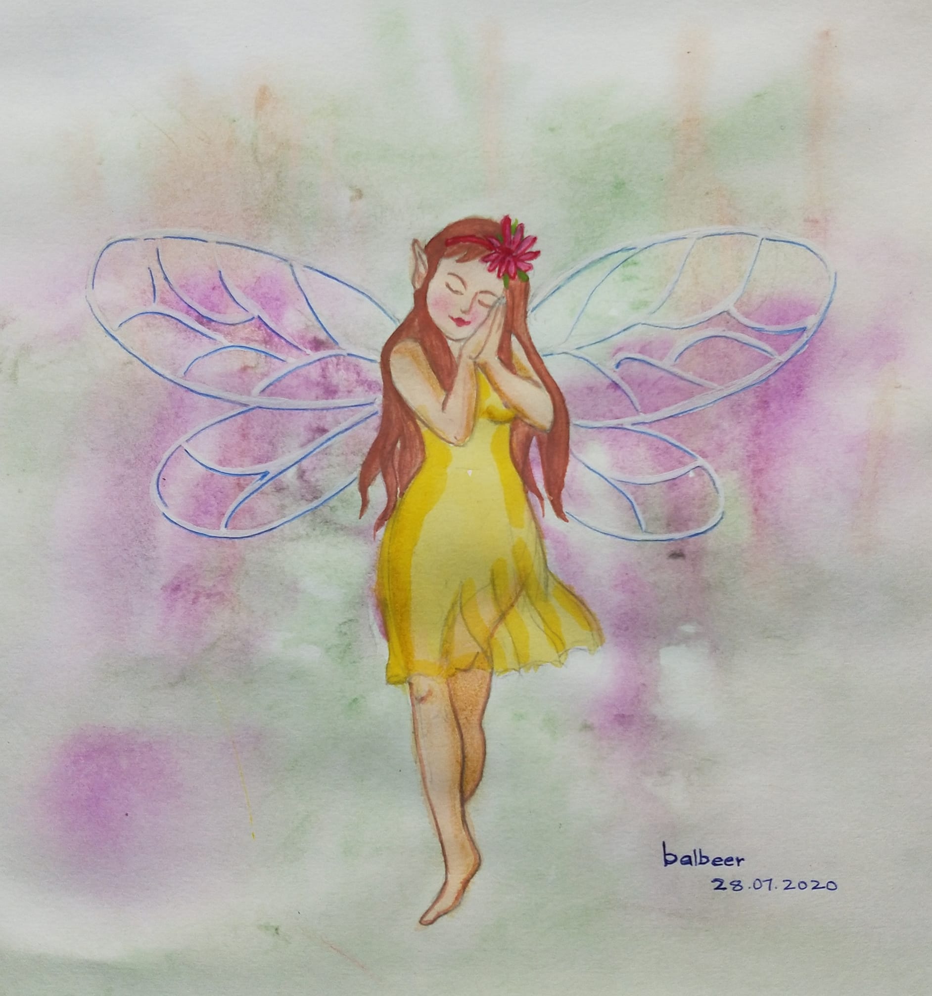Weekend Art Challenge – Fairies – London Art College