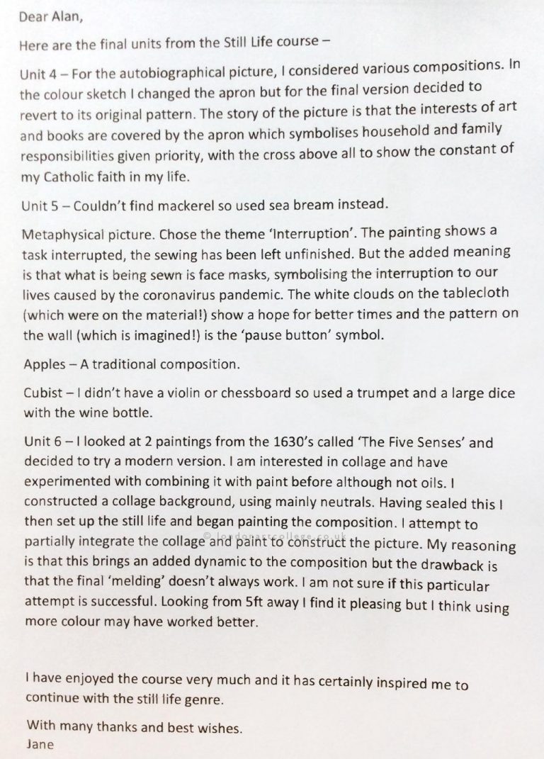 Jane Naylor – London Art College