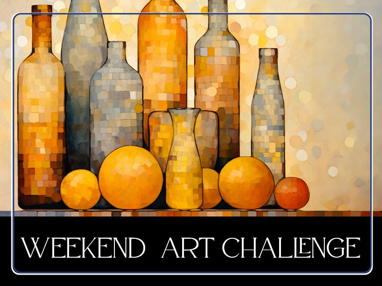 Weekend Art Challenge - The Letter T