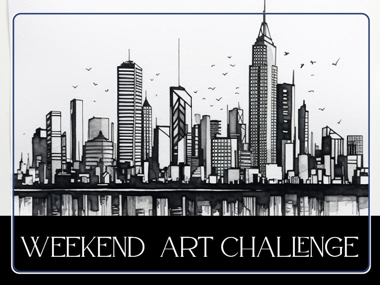 Weekend Art Challenge - Pen and Ink