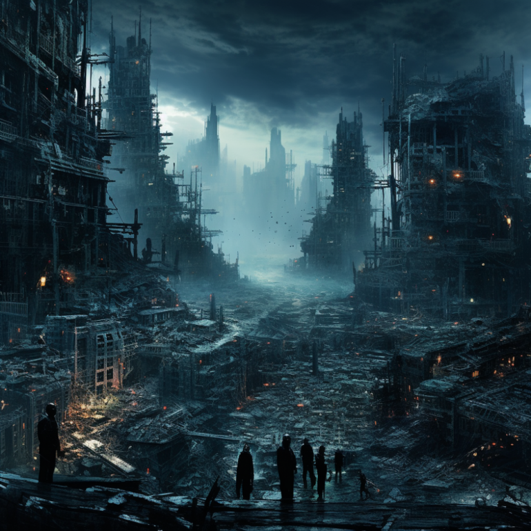 Weekend Art Challenge: Dystopian Cityscape – London Art College