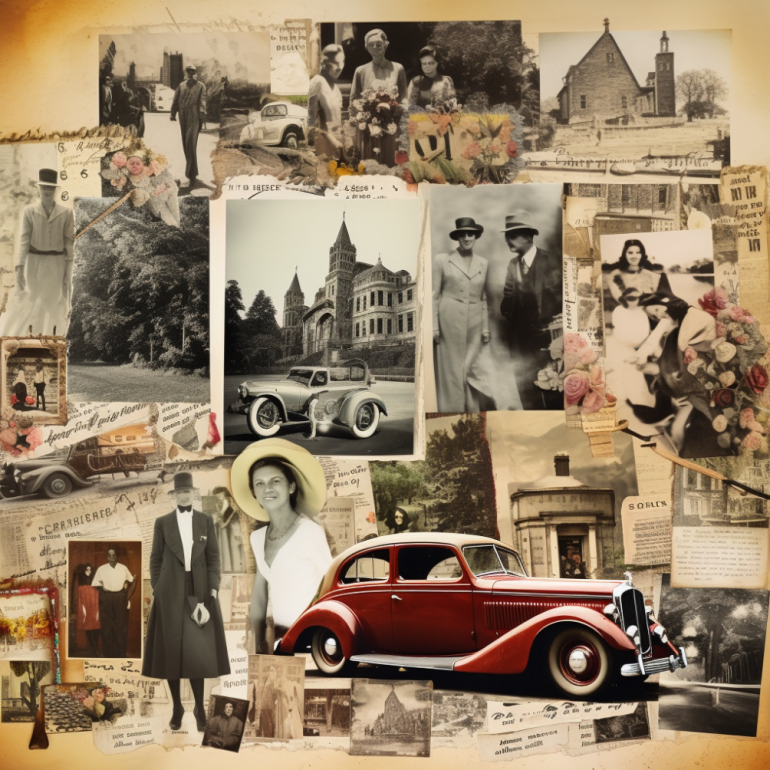 Weekend Art Challenge: Collage of Memories