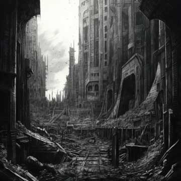 Weekend Art Challenge: Dystopian Cityscape – London Art College